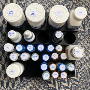Tiered Mixed-size Homeopathy Tube Storage | Boiron Hylands Ollois ...