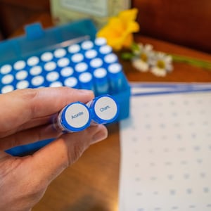 Homeopathy Tube Labels for Storage | Boiron, Ollois Remedy Cap Labels ...