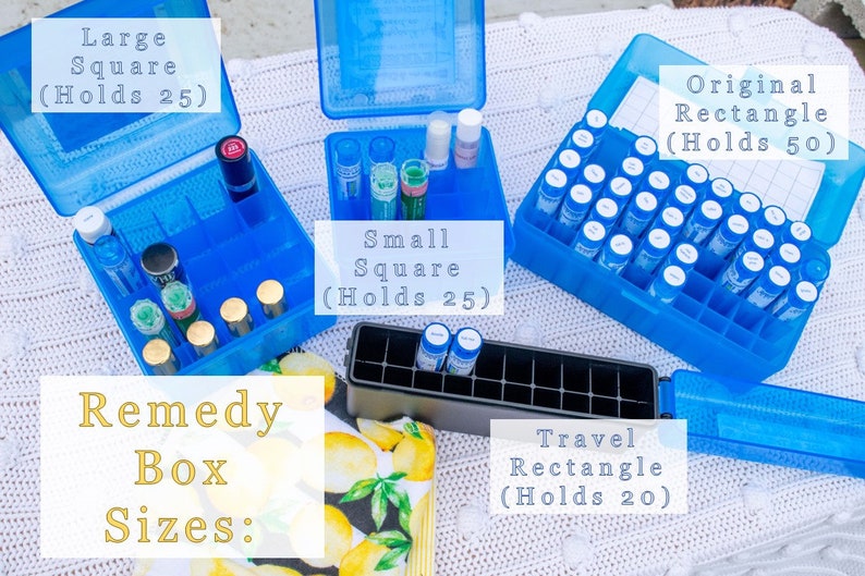 Homeopathy Remedy Storage Box: 25 Vials + Cap Labels - Etsy