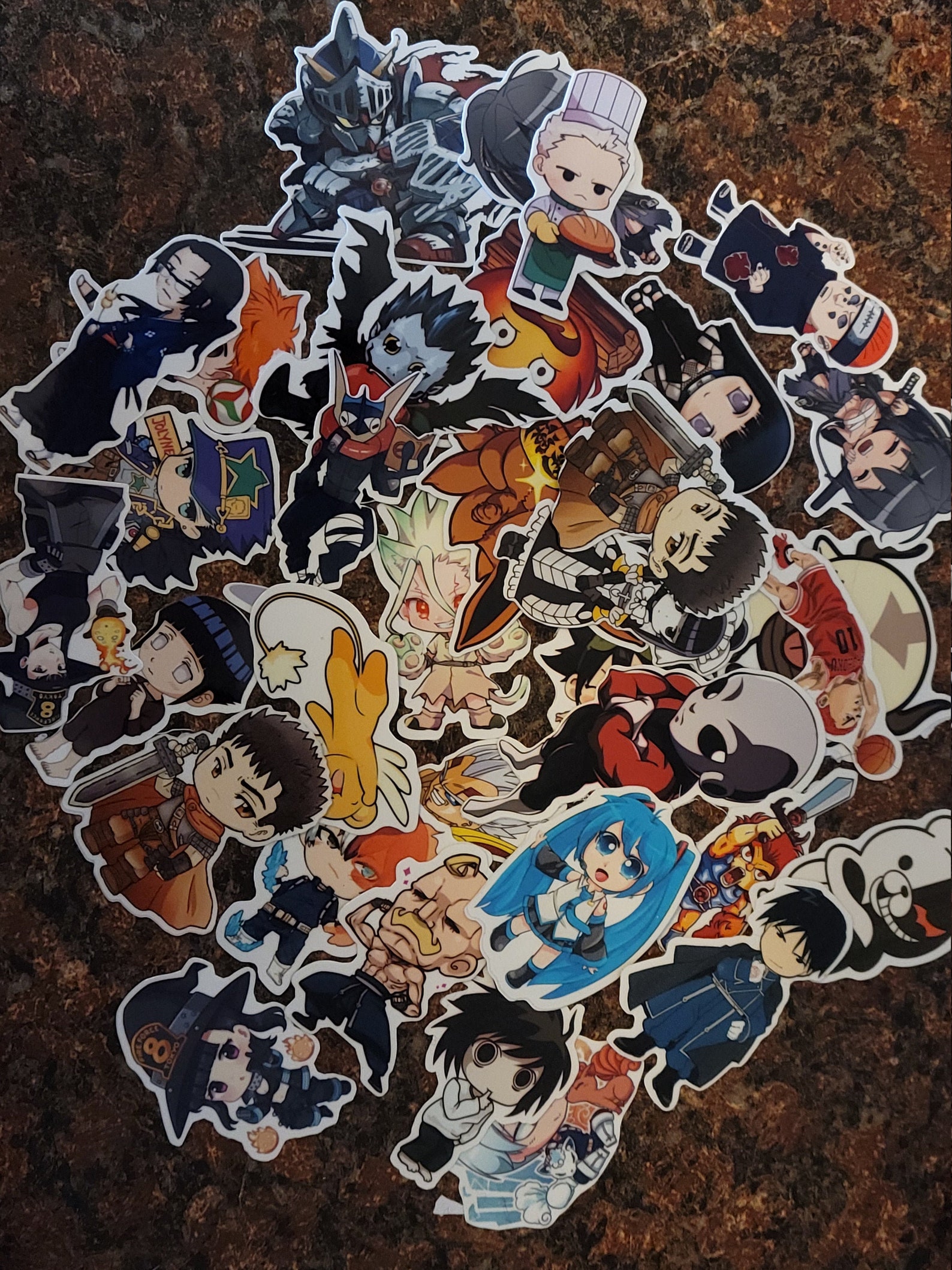 Random anime sticker pack | Etsy