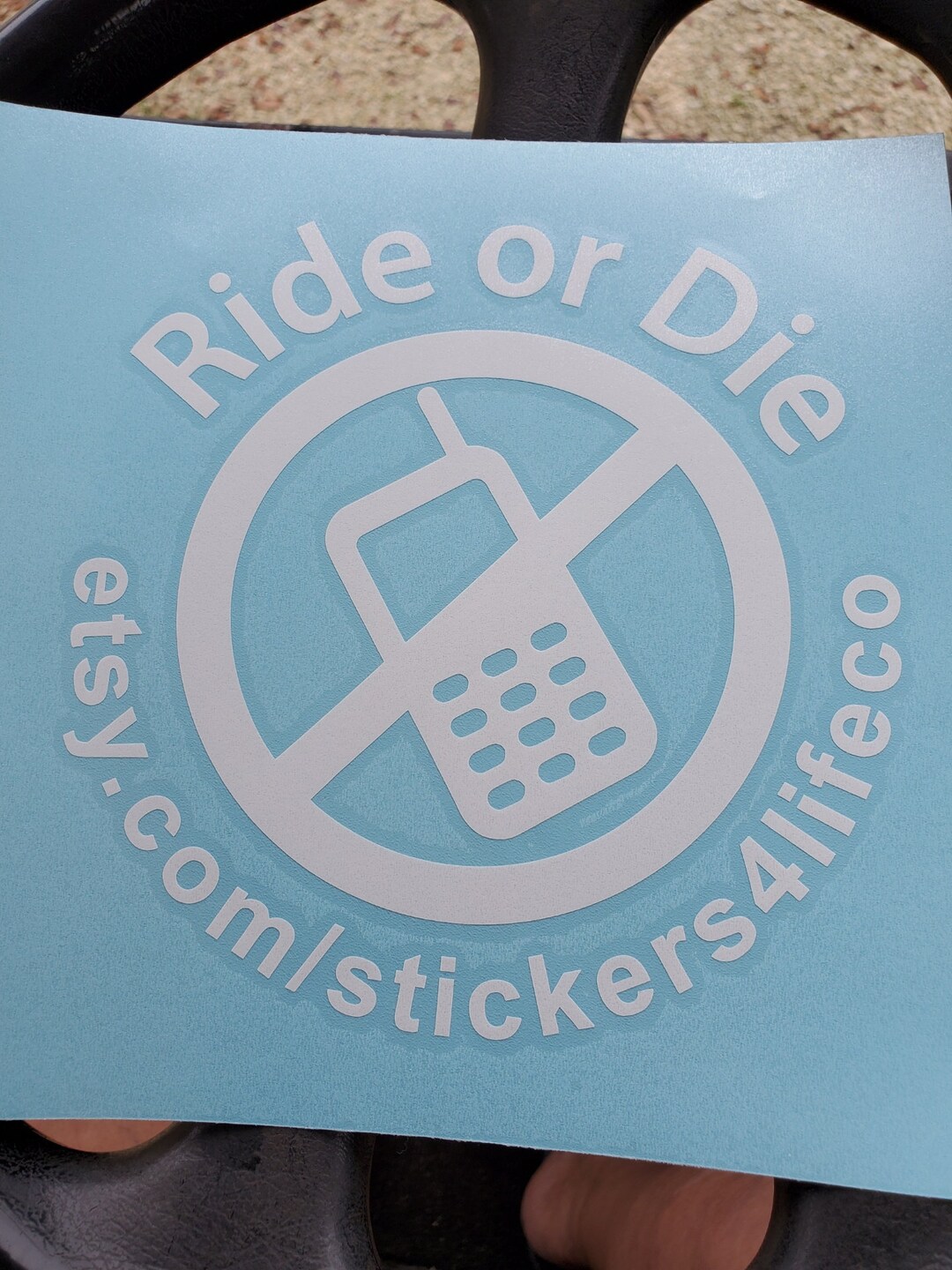 Ride or Die Stickers to Help Save Lives From Distracted Driving - Etsy