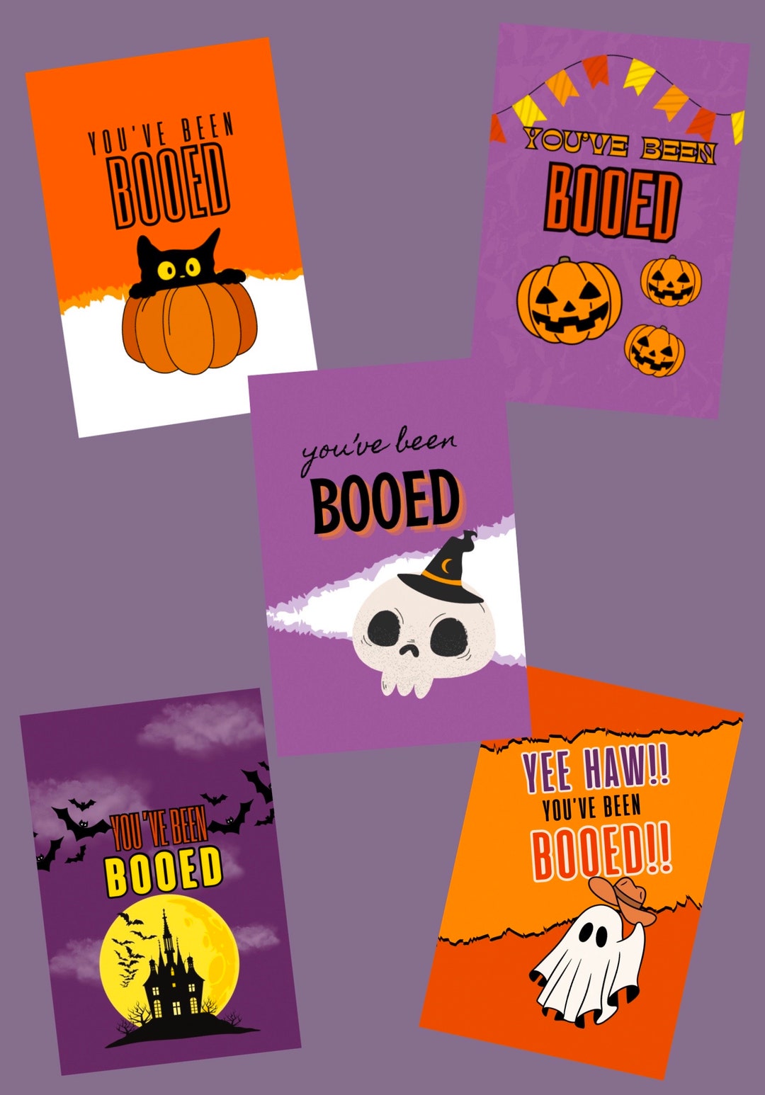 Halloween Youve Been Booed Tags Halloween Basket Tags Youve Been BOOED ...