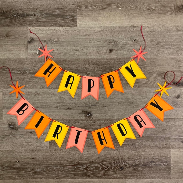 Birthday Banner - Etsy