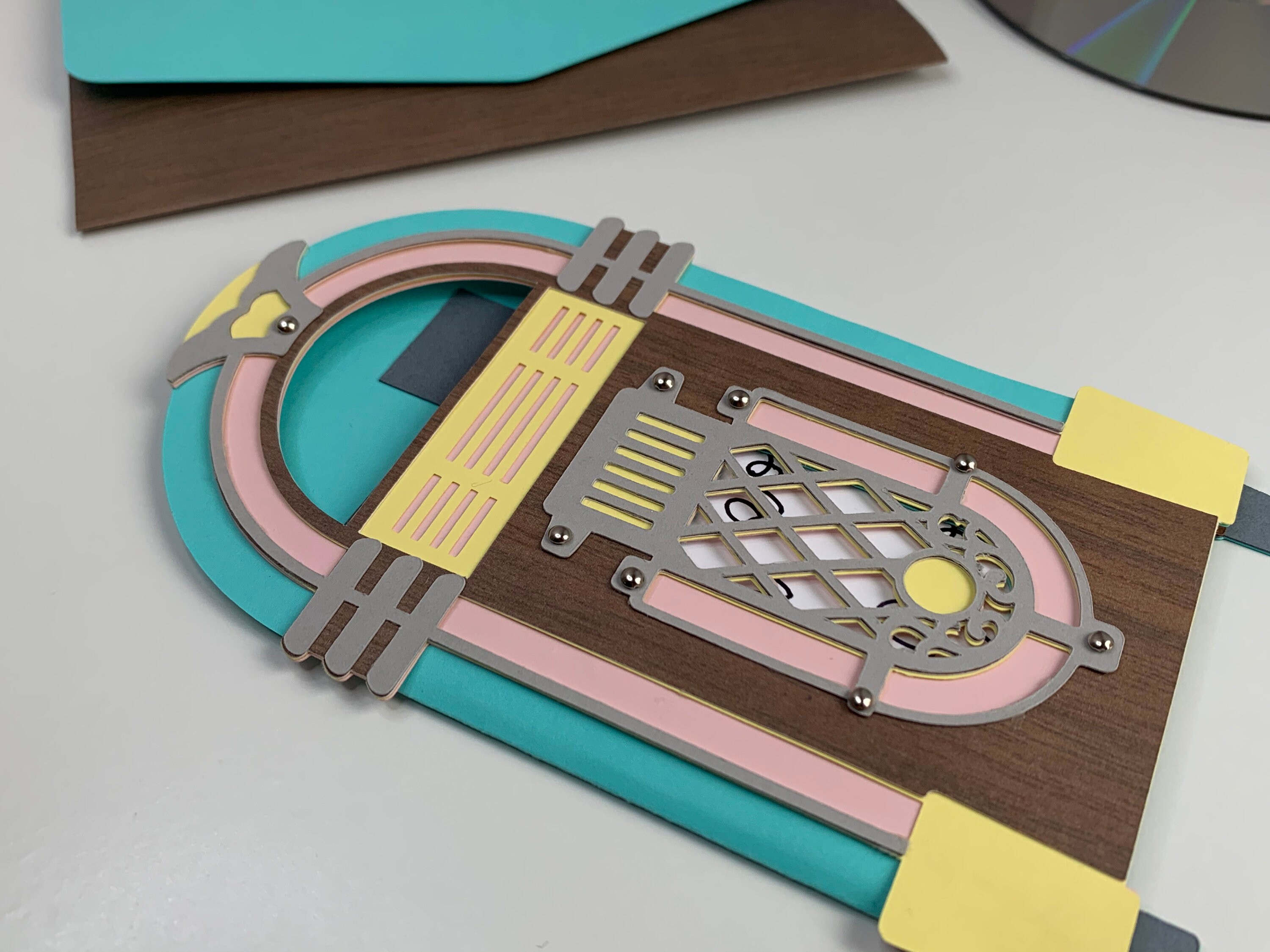 Juke Box Card Specialty Card for Dad Unique Card for Fathers Day ...