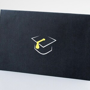 Personalized Graduation Cap and Gown Card | Gift for Graduates | Card ...