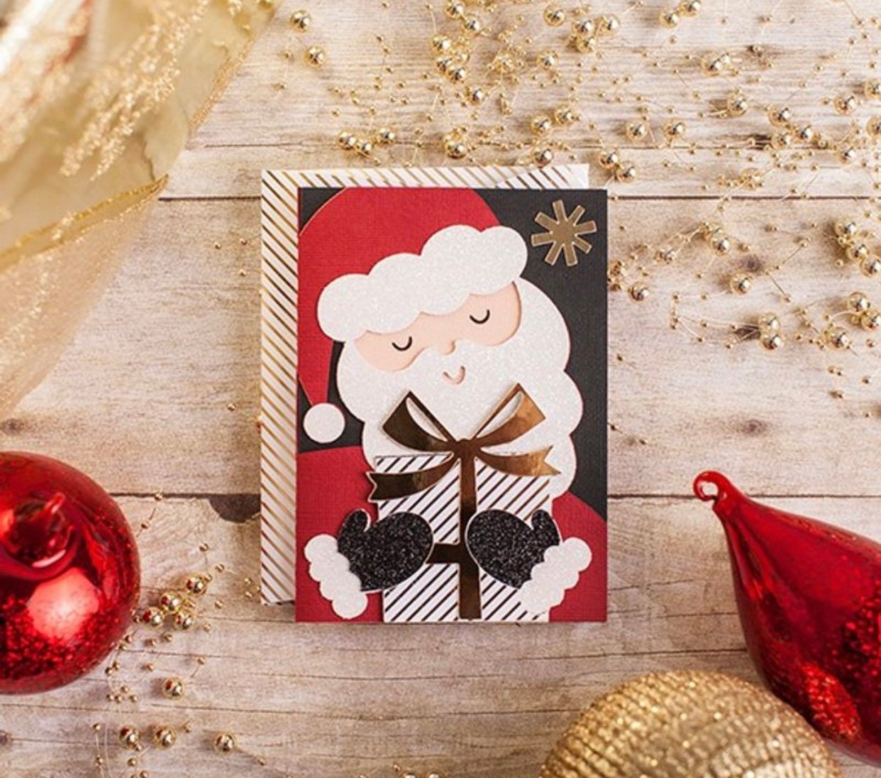 Santa Card Christmas Santa Claus Card - Etsy Canada
