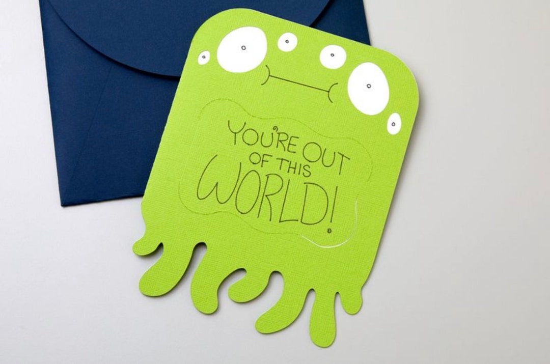 Alien Perforated Card | You Are Out of This World Tear Away Card for ...