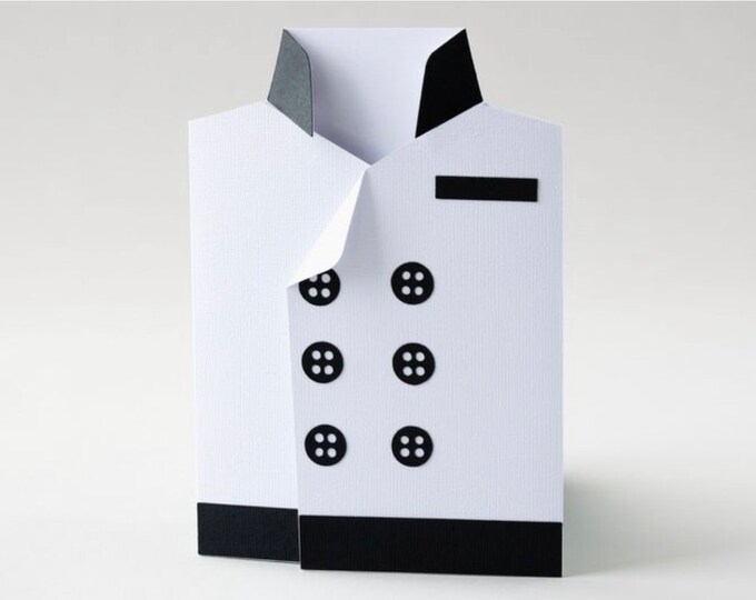 Chef Apron Card | Card for Sous Chef | Party Invitation for Cook | Gift ...