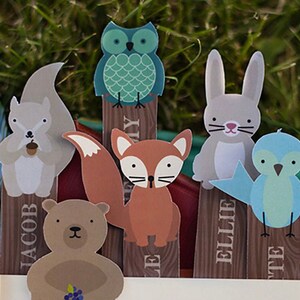 Personalized Animal Bookmark Cute Bookmarks for Kids Party Favor for ...