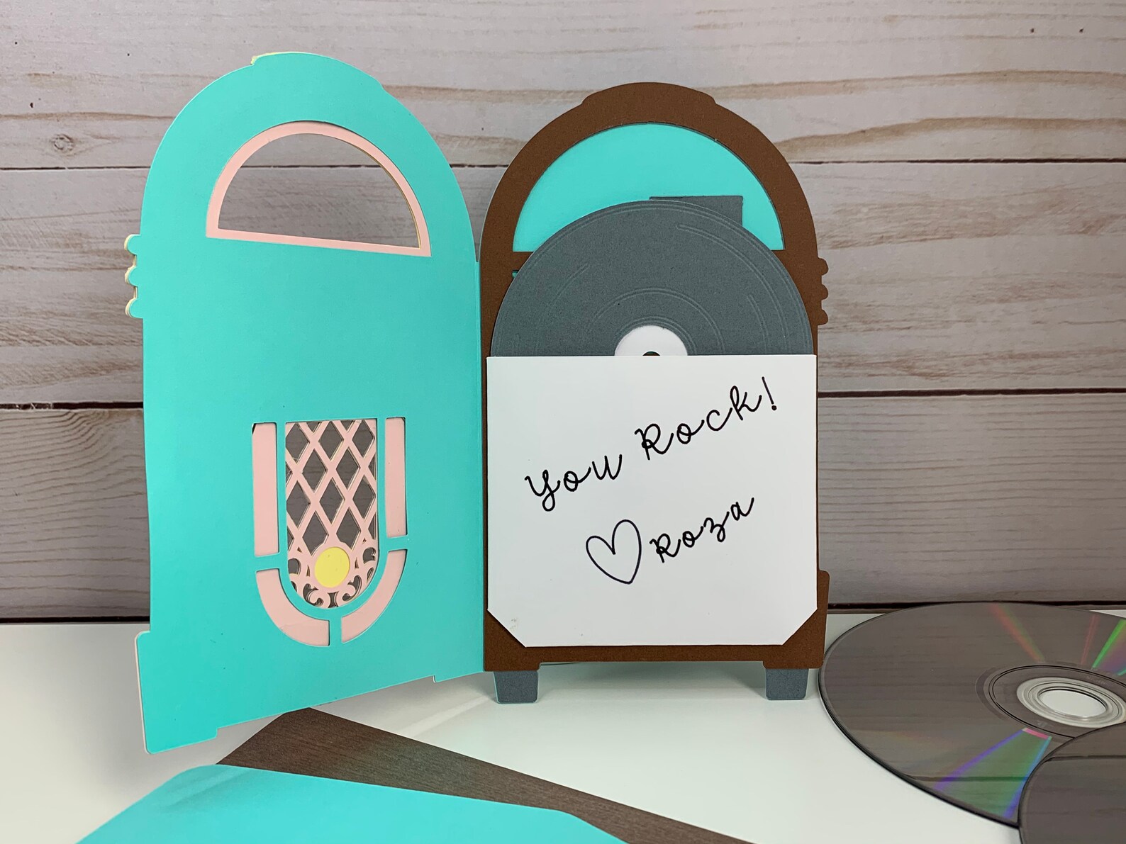 Juke Box Card Specialty Card for Dad Unique Card for - Etsy