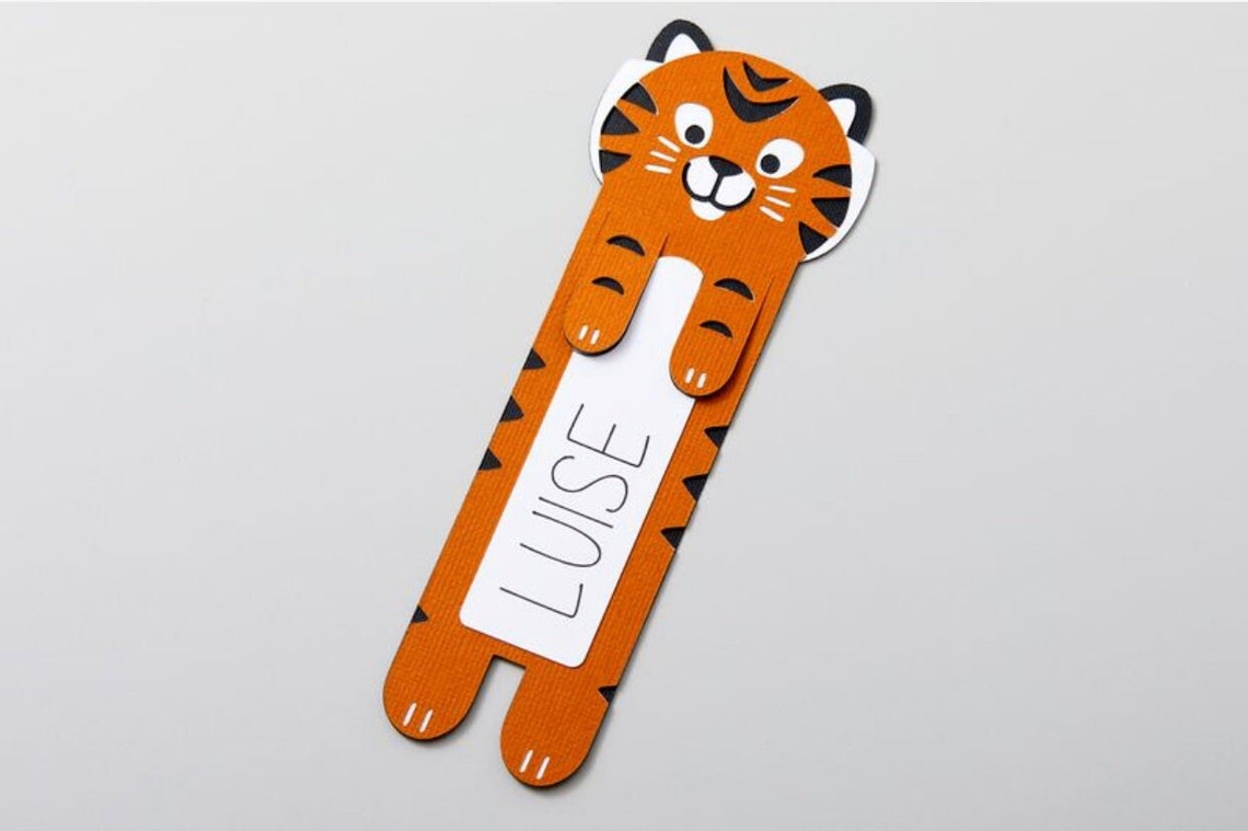 Personalized Animal Bookmark Cute Bookmarks for Kids Party - Etsy