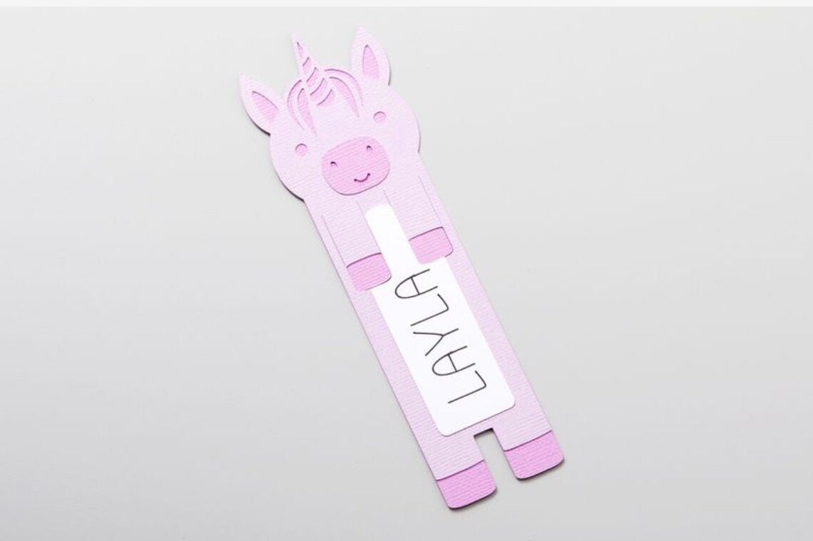 Personalized Animal Bookmark Cute Bookmarks for Kids Party - Etsy