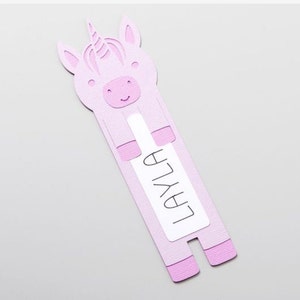 Personalized Animal Bookmark | Cute Bookmarks for Kids | Party Favor ...