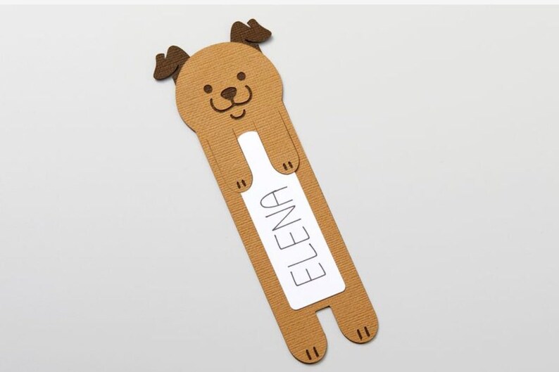 Personalized Animal Bookmark Cute Bookmarks for Kids Party - Etsy