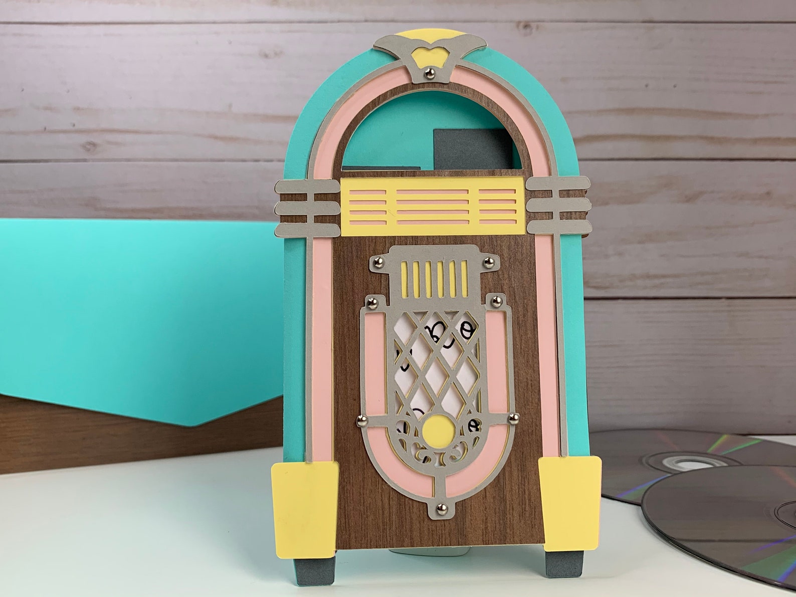 Juke Box Card Specialty Card for Dad Unique Card for - Etsy