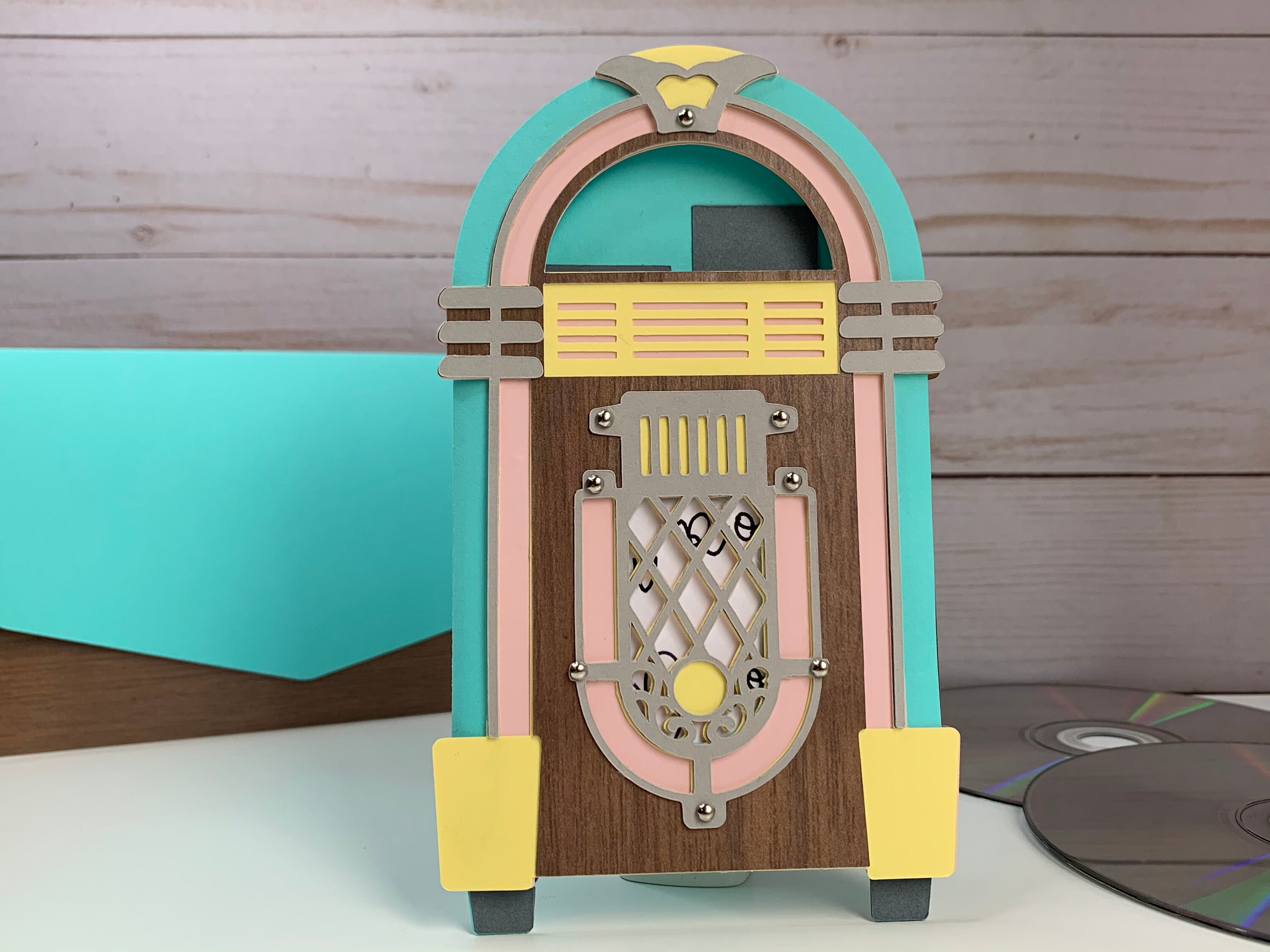 Juke box Card Specialty card for Dad Unique card for | Etsy