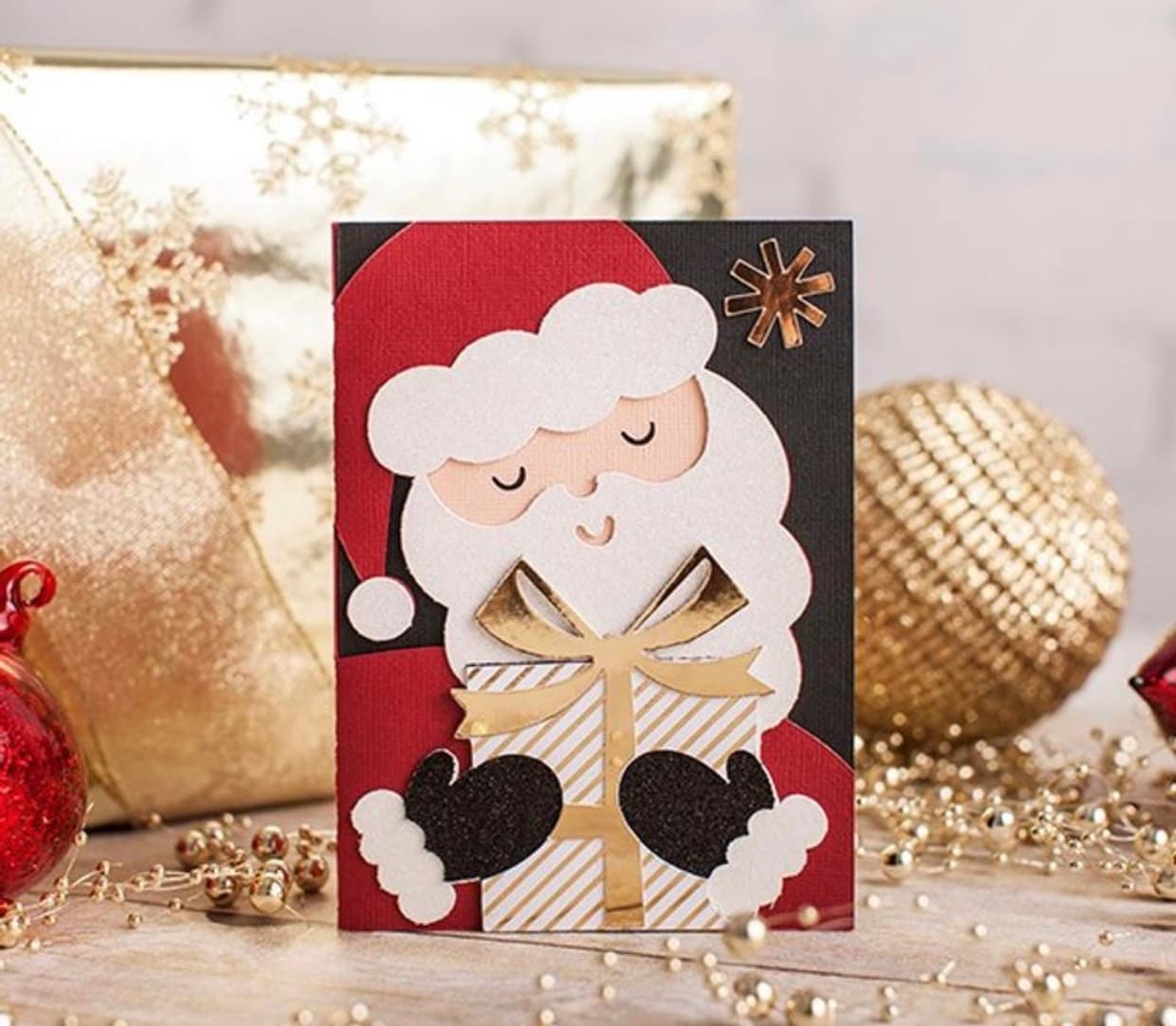 Santa Card Christmas Santa Claus Card - Etsy Canada