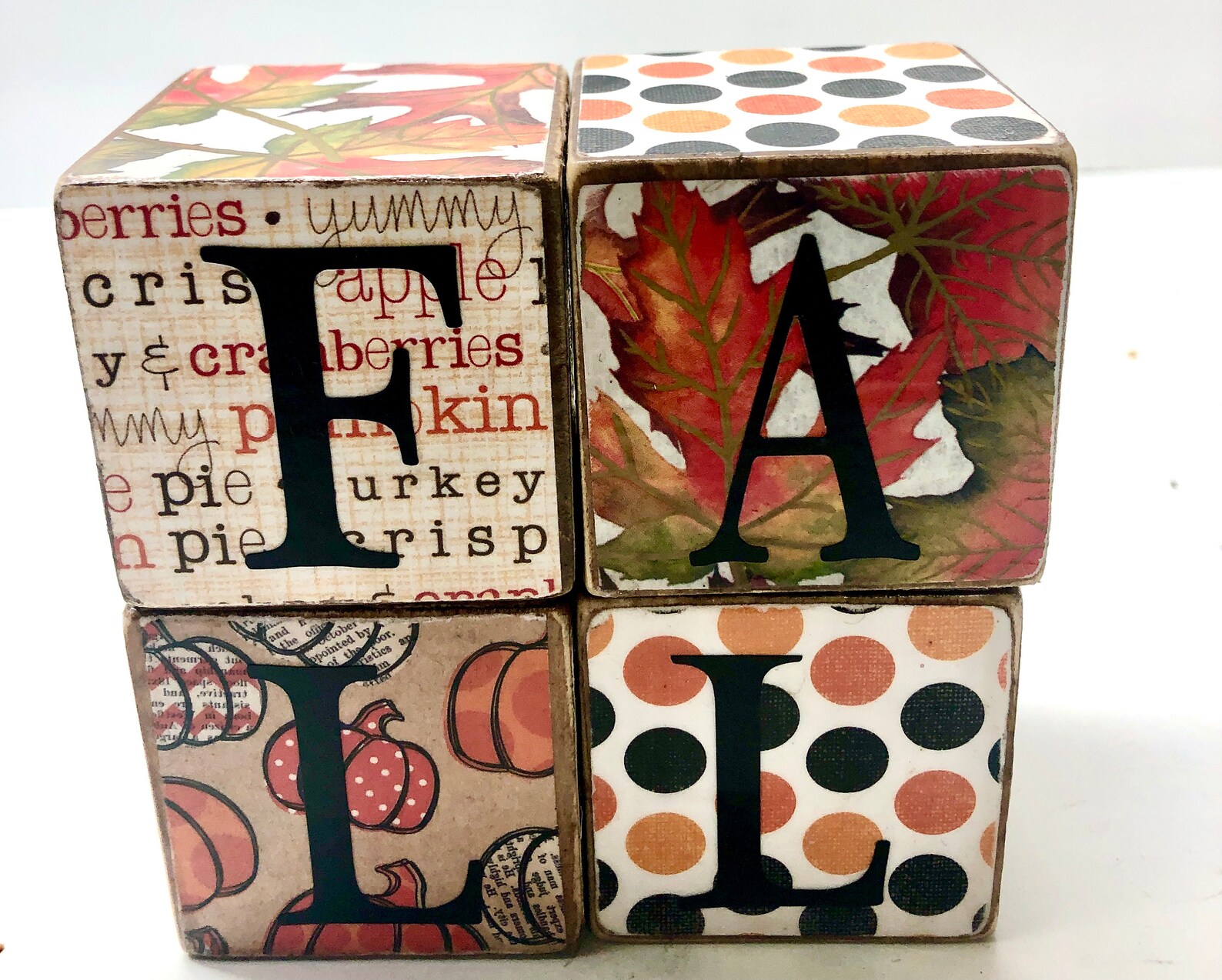 Tiered Tray Decor,fall Wood Blocks,farmhouse Decor,halloween Decor ...