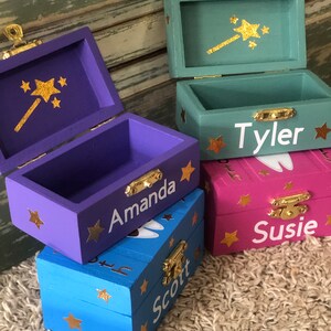 Tooth Fairy Holder,personalized Tooth Fairy Box,tooth Fairy Treasure ...