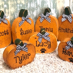 Personalized Pumpkins, Add-on PUMPKINS, Fall Decor, Personalized ...