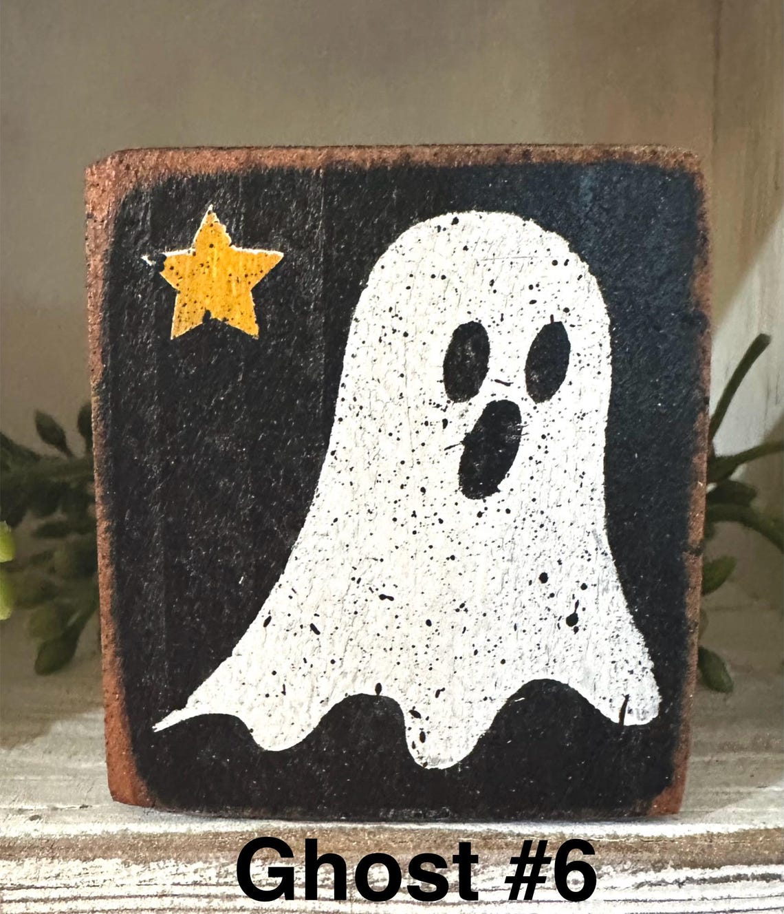Rustic Ghost,halloween Ghost Set of 6,halloweentiered Tray,ghost Tiered ...