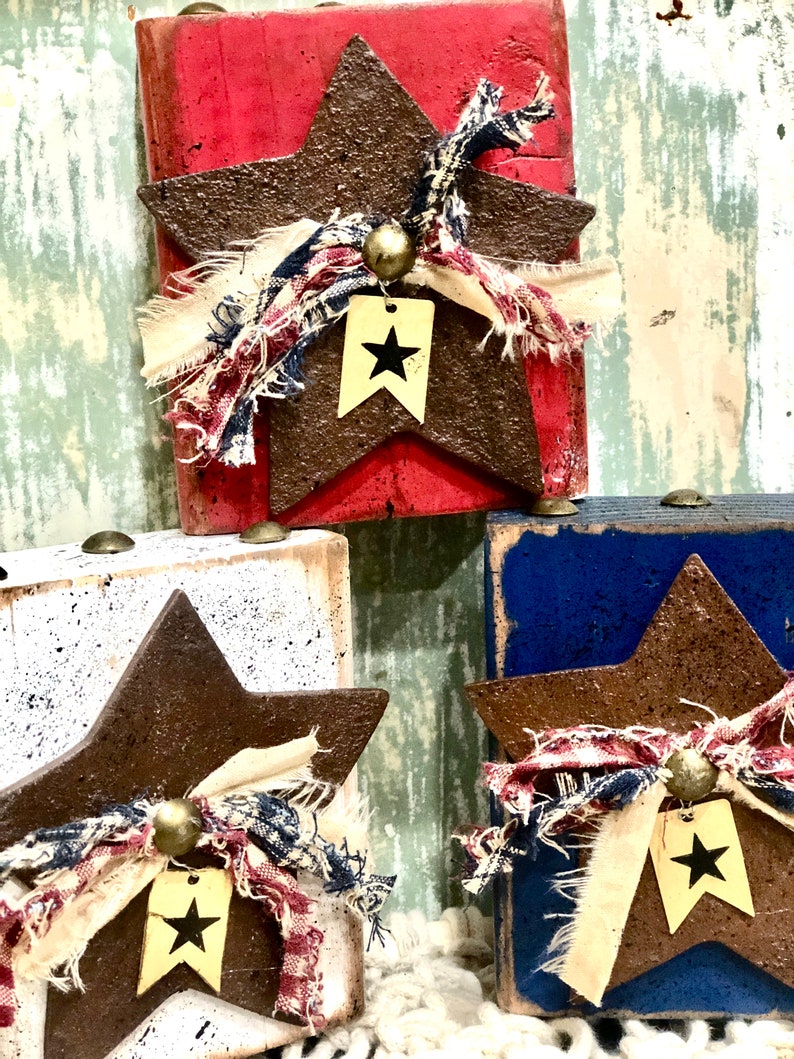 Rustic 4th of July,rustic Americana,4th of July Decor,farmhouse Decor ...