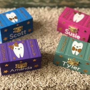 Tooth Fairy Holder,personalized Tooth Fairy Box,tooth Fairy Treasure ...