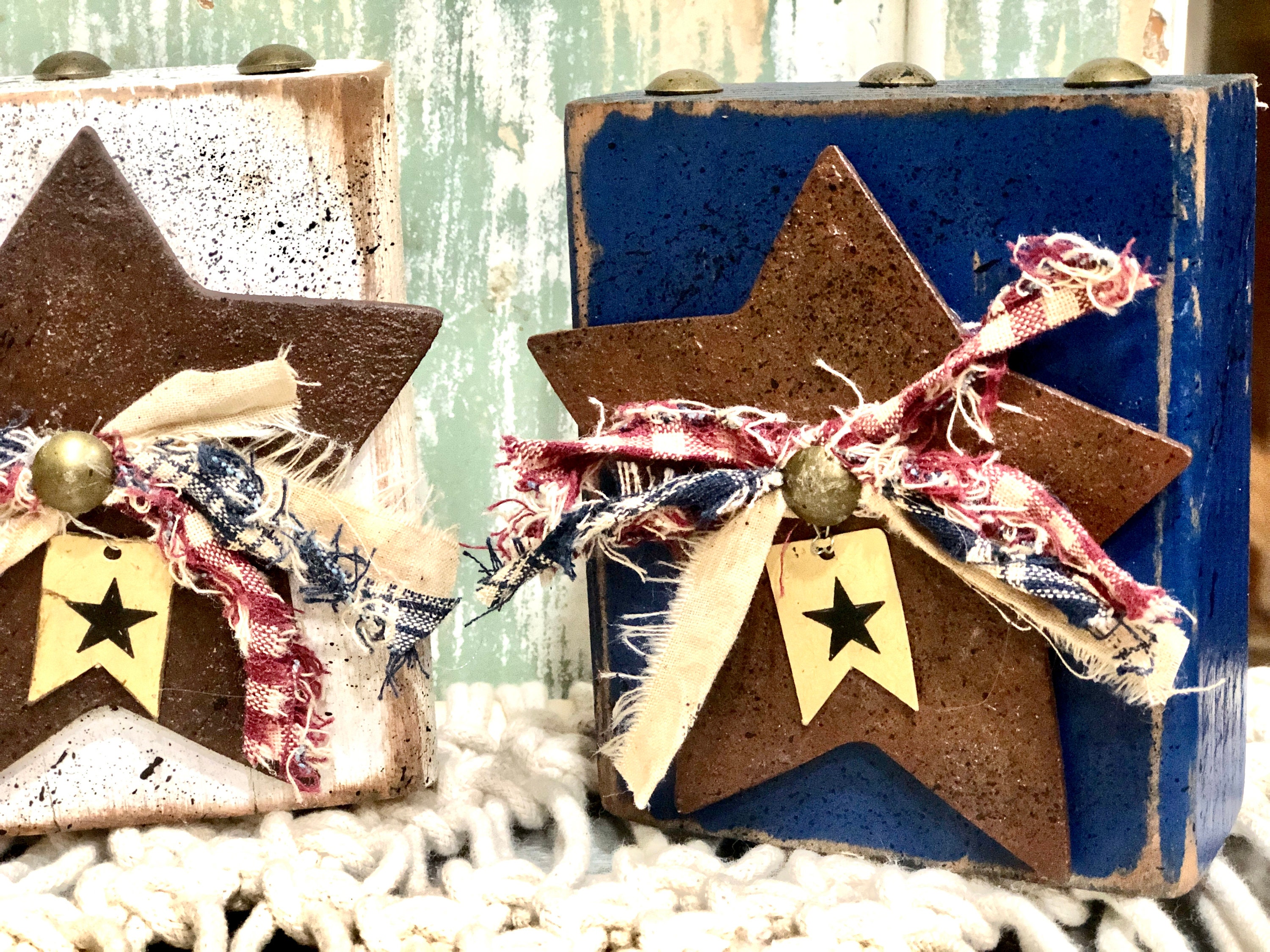 Rustic 4th of July,rustic Americana,4th of July Decor,farmhouse Decor ...