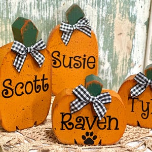 Personalized Pumpkins, Add-on PUMPKINS, Fall Decor, Personalized ...