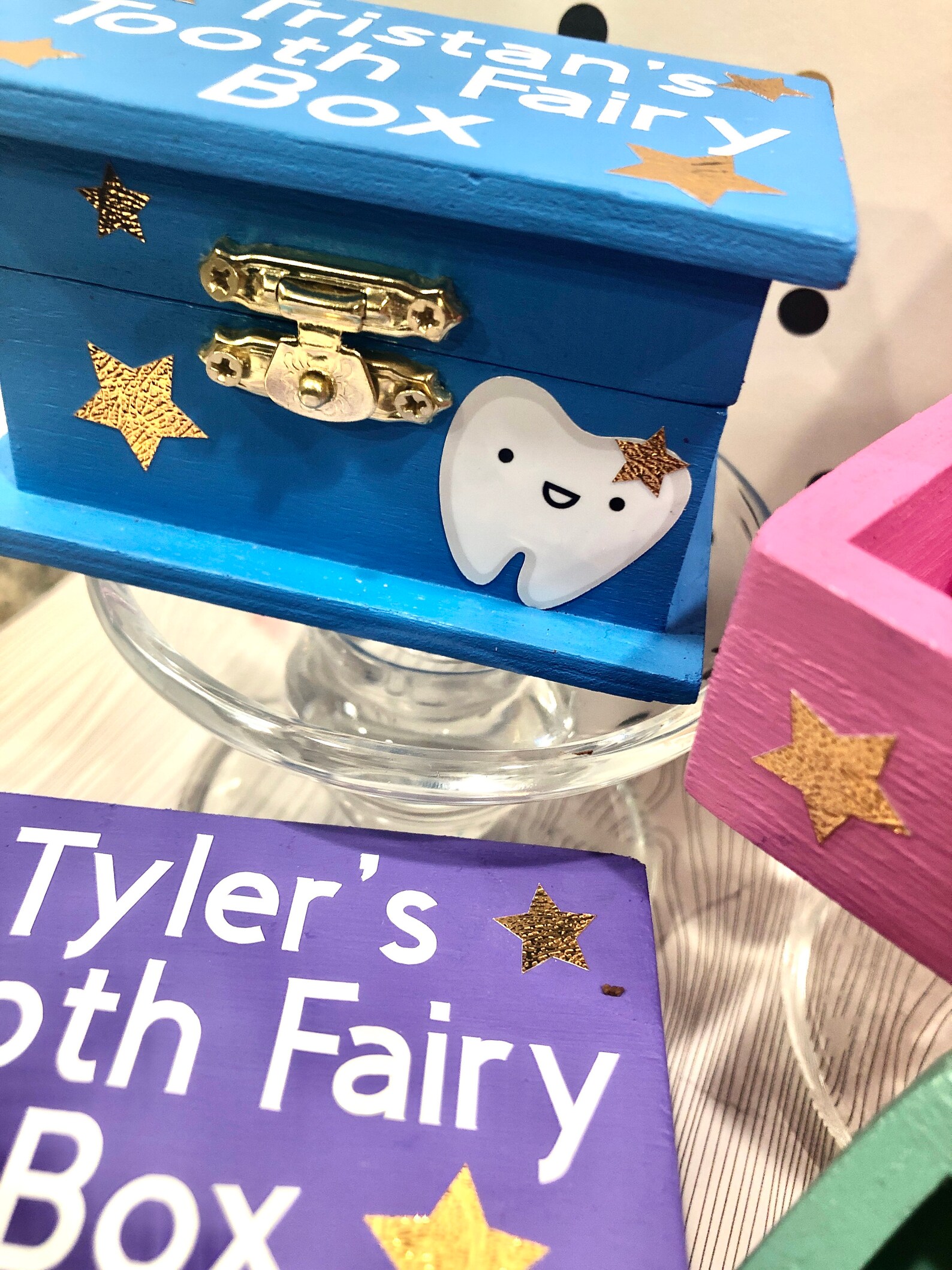 Tooth Fairy Holder Personalized Tooth Fairy Treasure Box - Etsy