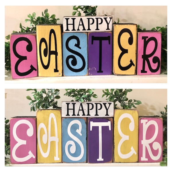 Easter Blocks - Etsy