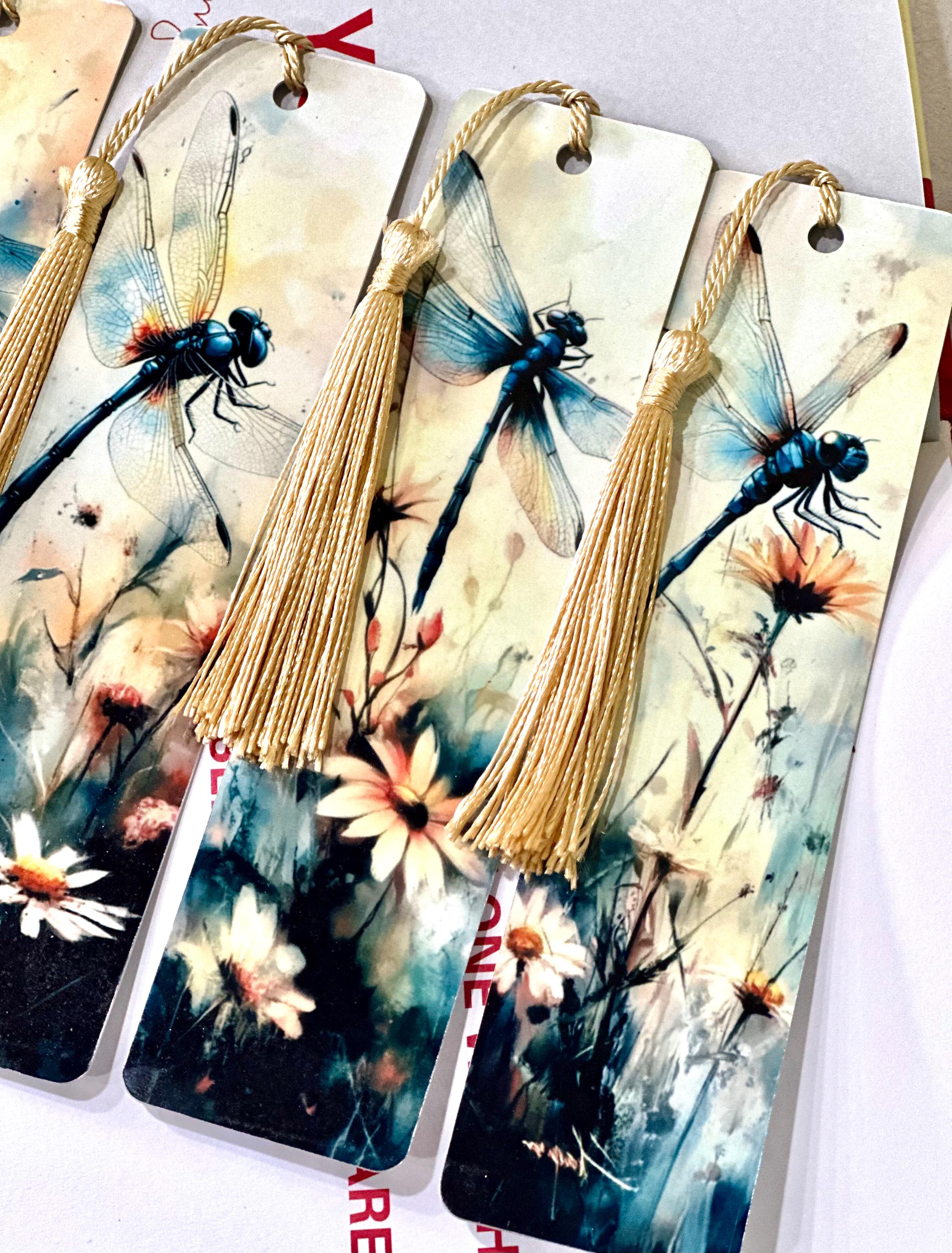 Dragonfly Bookmark, Dragonfly Decor,dragonfly Gift,nature Bookmark,book ...