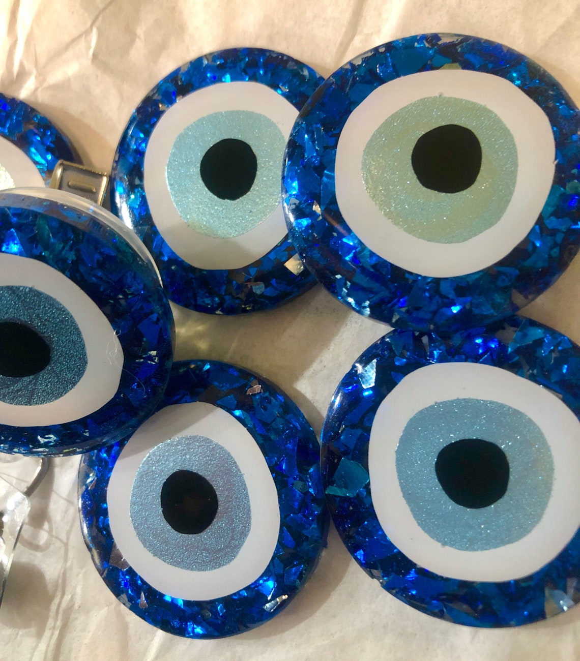 Evil Eye Badge Reelnazar Badge Reel ID Holder Retractable - Etsy