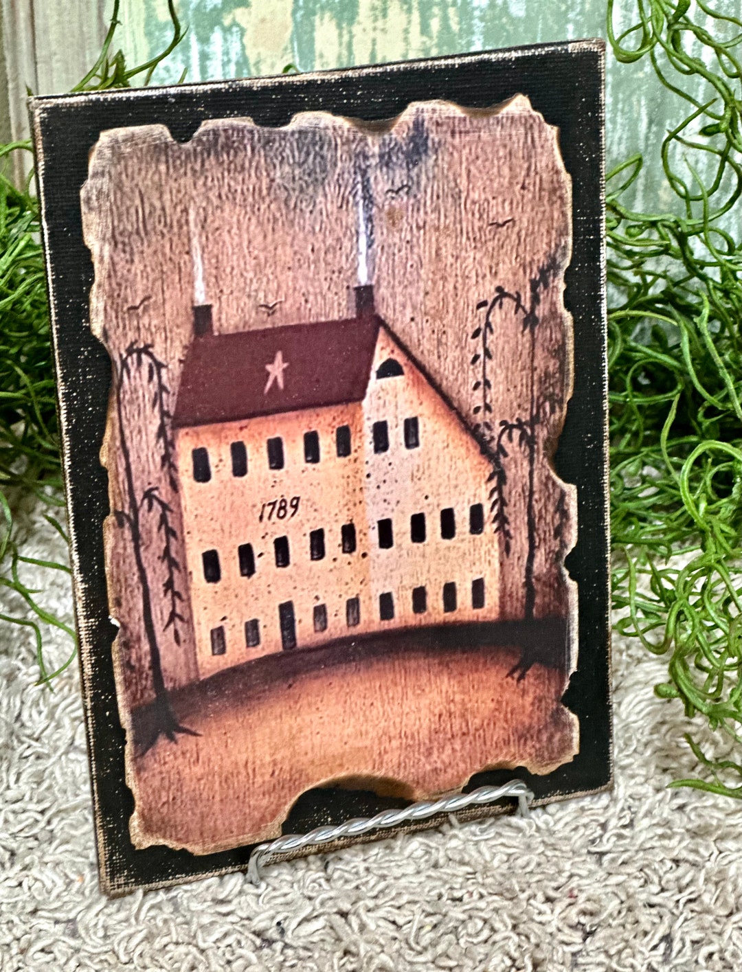 Saltbox House Sign,primitive Farmhouse Sign,colonial Decor, Farmhouse ...