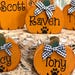 Personalized Pumpkins, Add-on PUMPKINS, Fall Decor, Personalized Halloween Decor,custom Pumpkin ...
