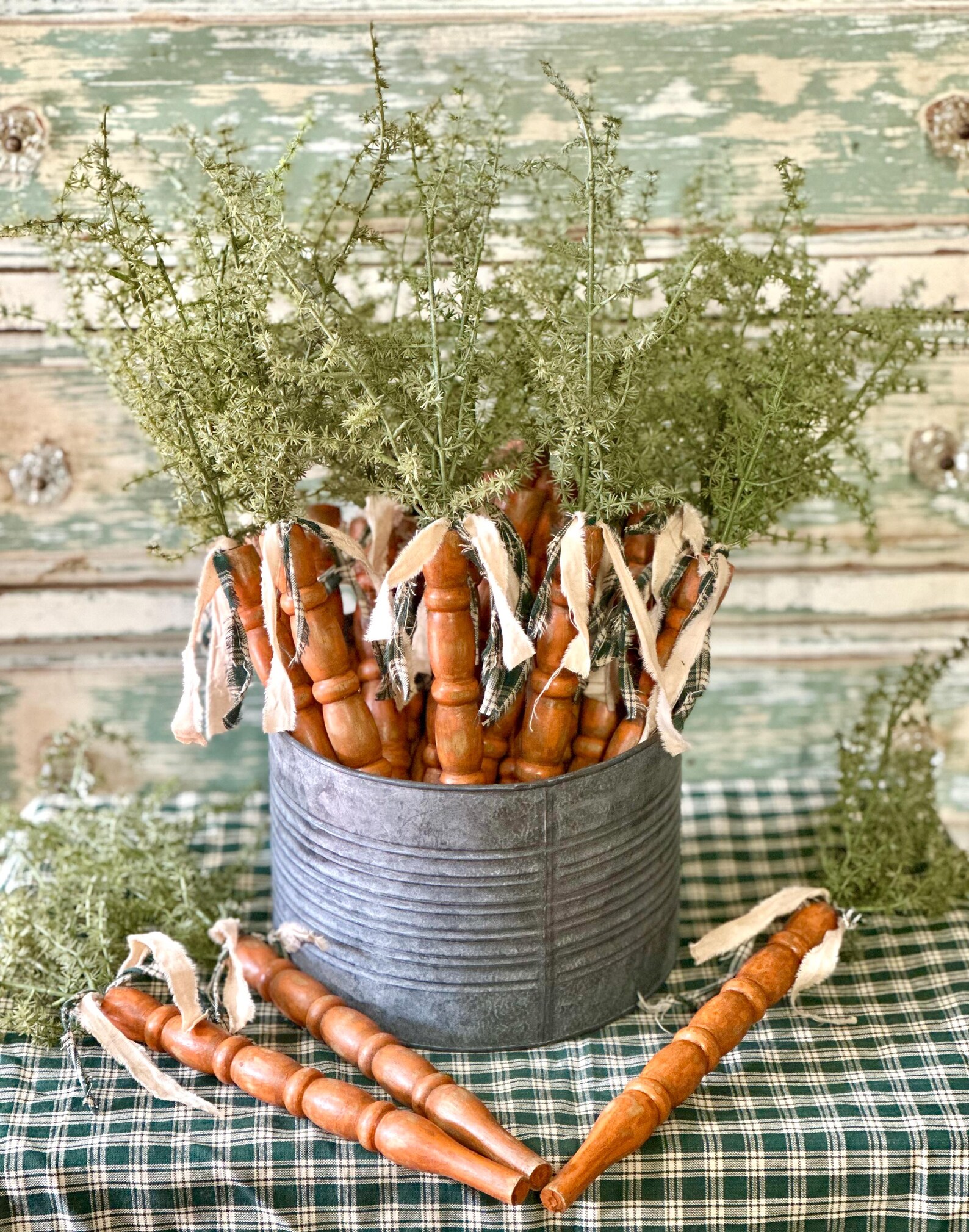 Primitive Carrots Set of 3,rustic Carrots,spindle Carrot,farmhouse ...