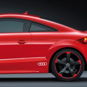 2x Audi Heart Audi Rings Exterior Lettering Logo - Etsy