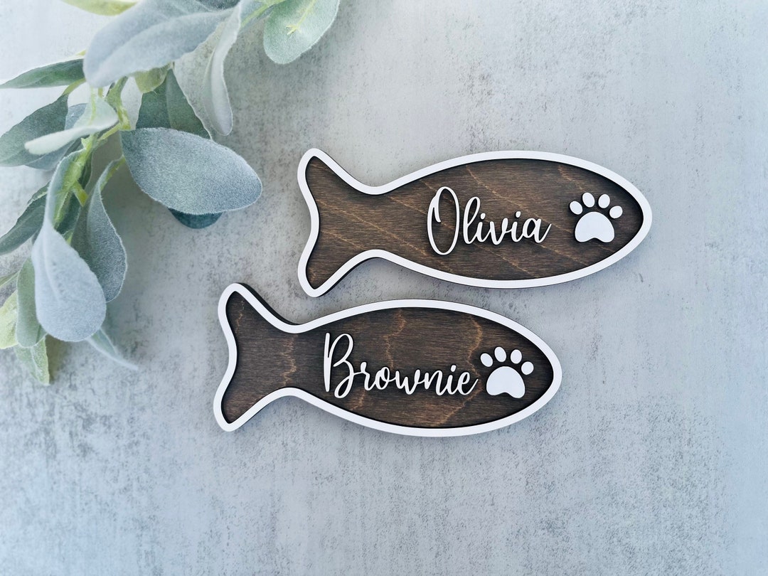 Cat Name Plaque, Cat Name Sign Personalized, Cat Decor for Home, Cat ...