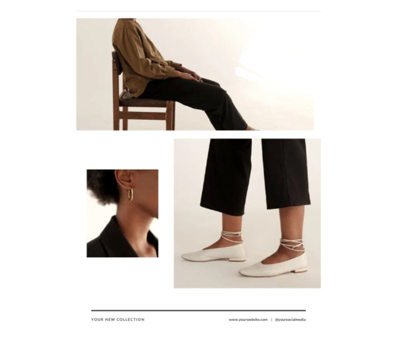 Modern Luxury Lookbook Template CANVA - Etsy