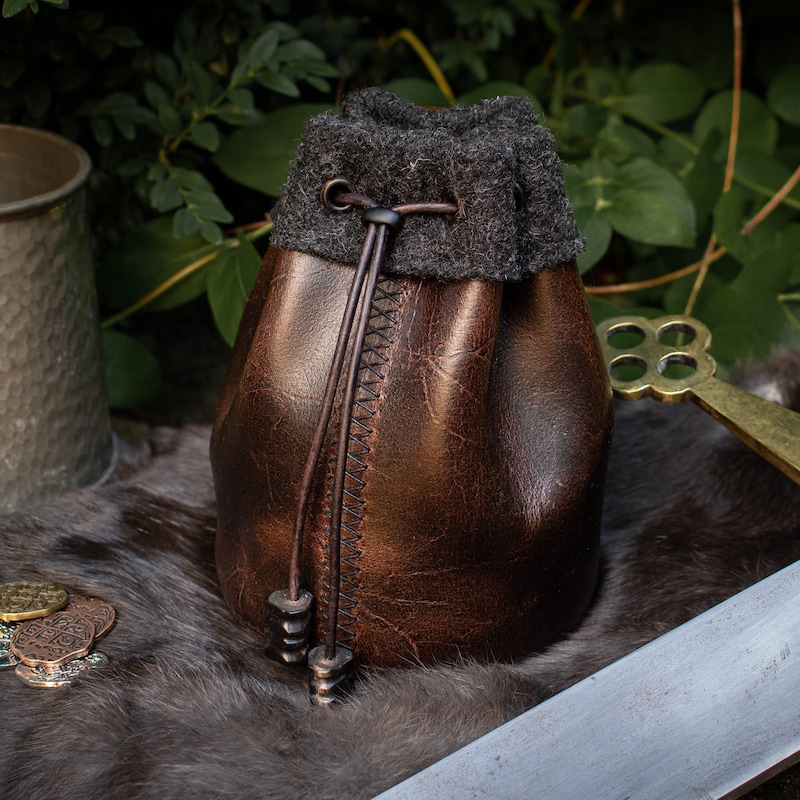 Leather Dice Bag - Etsy