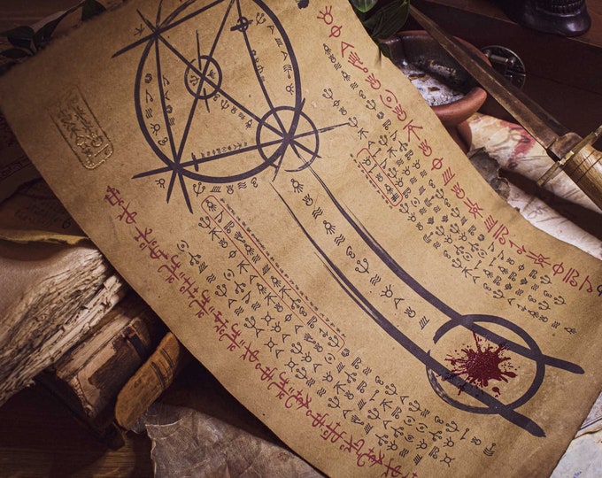 Scroll of Raise Dead - Ideal Prop or Gift for D&D and Tabletop Rpgs ...