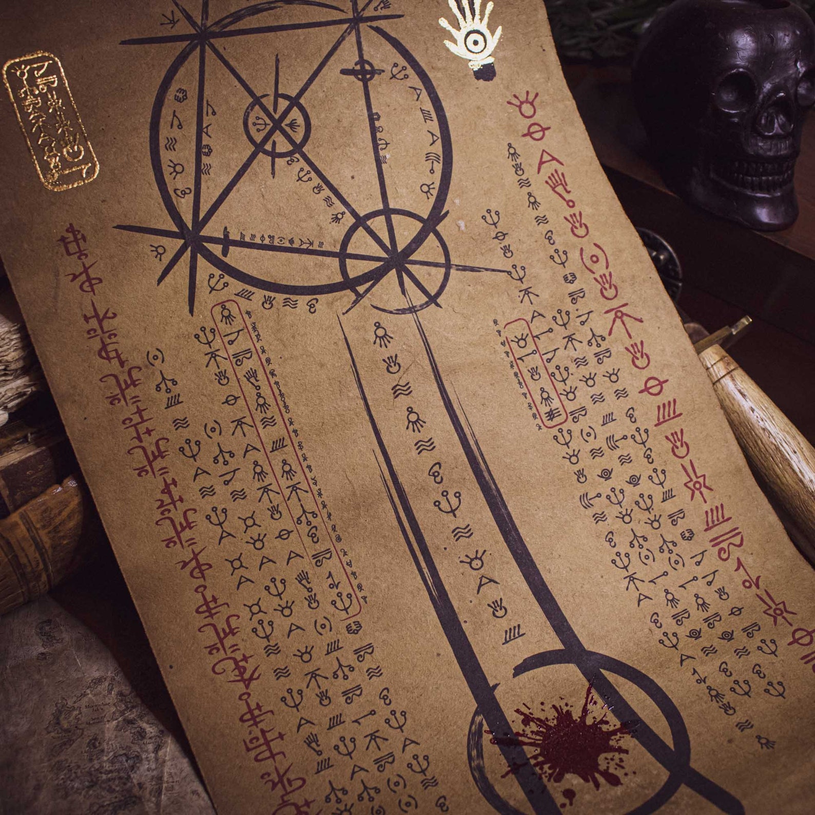Scroll of Raise Dead - Ideal Prop or Gift for D&D and Tabletop Rpgs ...