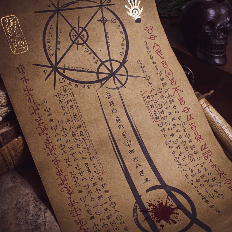 Scroll of Raise Dead - Ideal Prop or Gift for D&D and Tabletop Rpgs ...