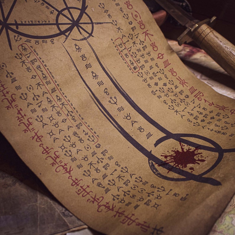 Scroll of Raise Dead - Ideal Prop or Gift for D&D and Tabletop Rpgs ...