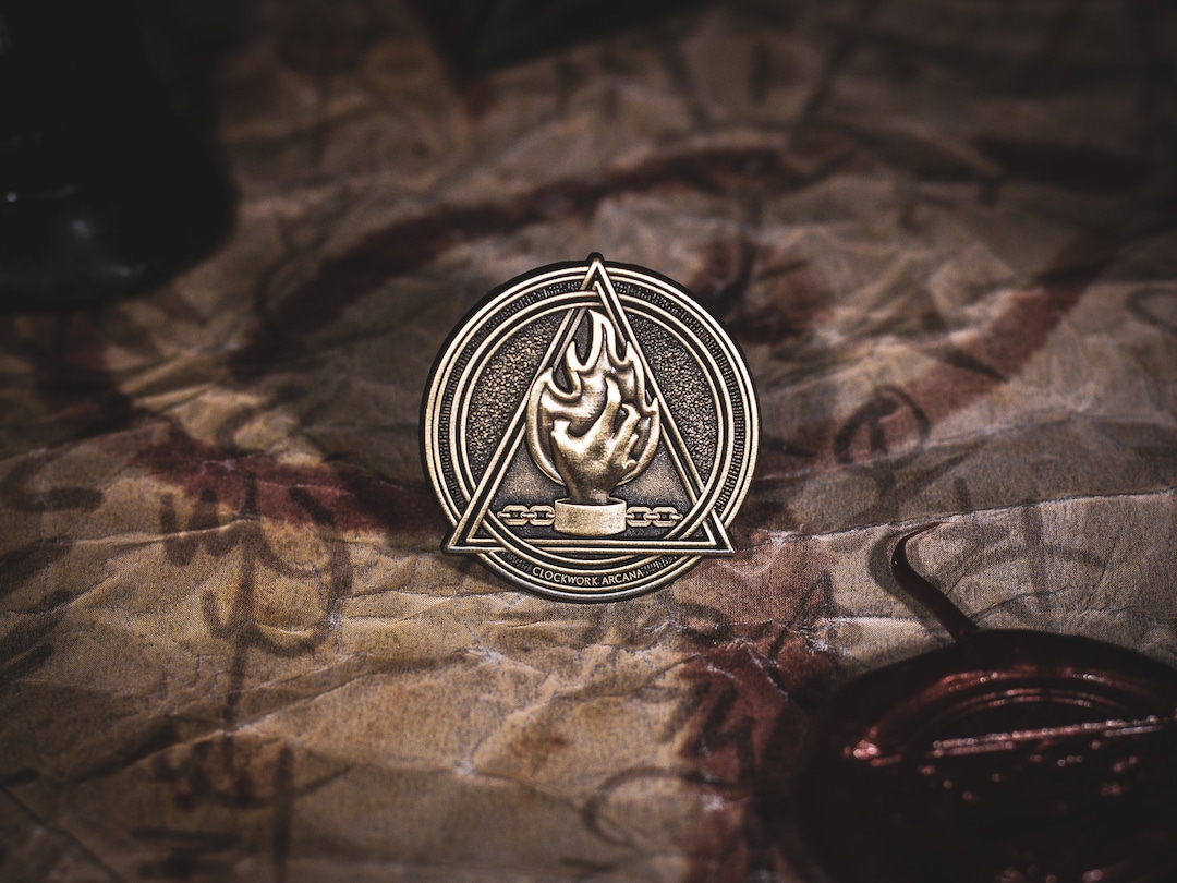 Warlock Pin Badge - Die-cast Class Logo, the Ideal Geek Gift for D&D ...