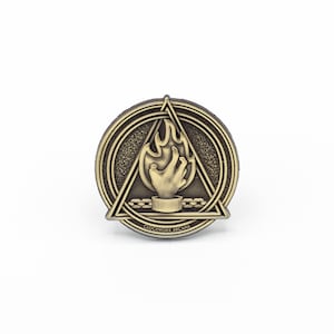 Warlock Pin Badge - Die-cast Class Logo, the Ideal Geek Gift for D&D ...