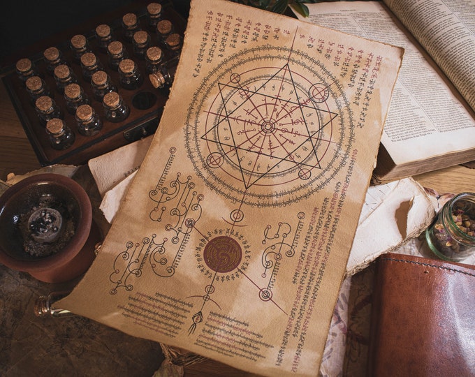 Dnd Spell Scroll Print - Etsy UK