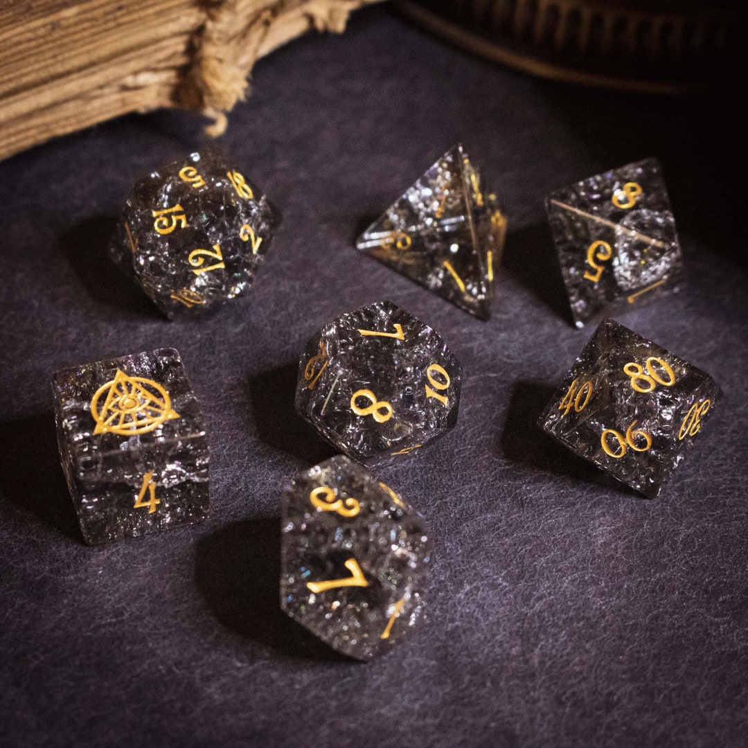 Maelström - Precious Gemstone Dice Set for D&D, Pathfinder, Tabletop ...