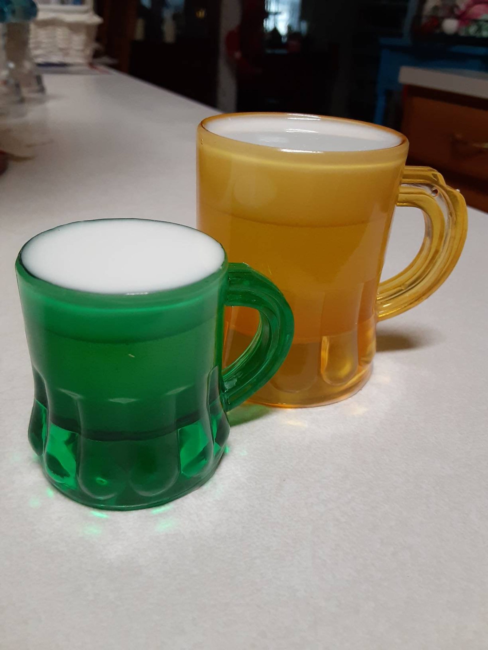 Fake Fun Beer in Mini Mugs - Etsy