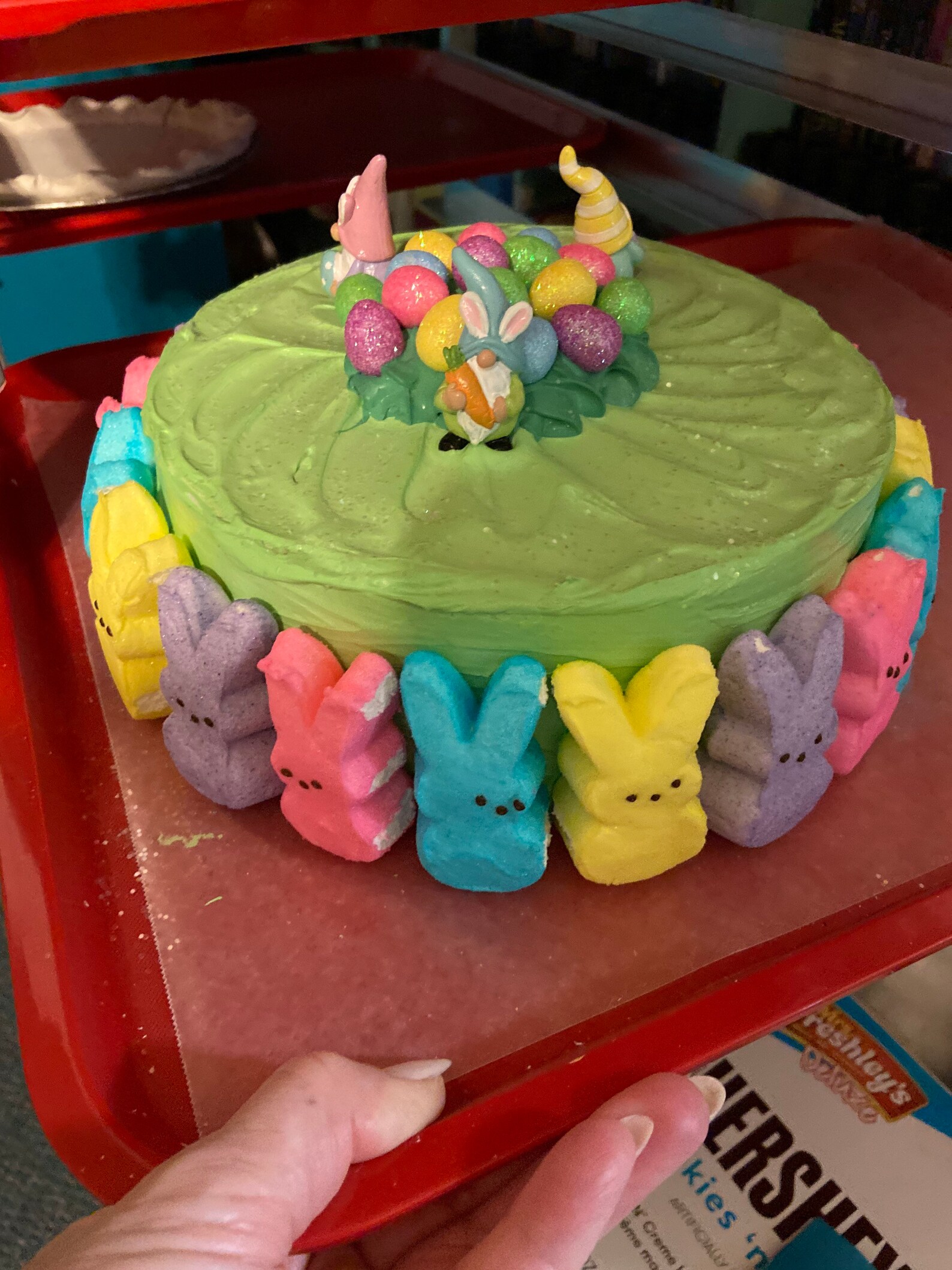 Faux Easter Cake W/ Peeps - Etsy